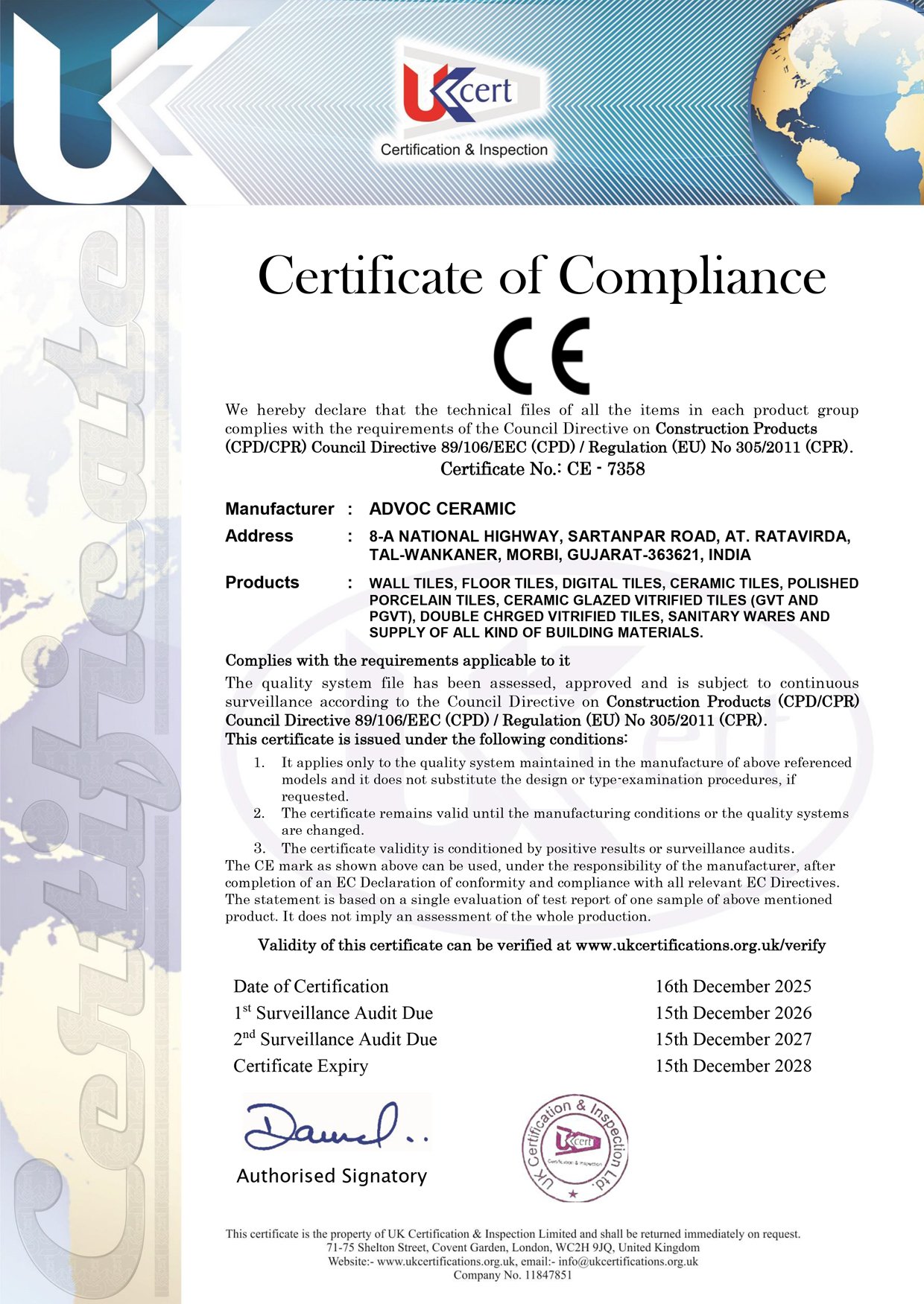 simple ways to quality certifications for ceramic and porcelain tiles